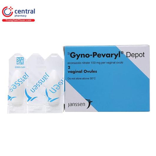 [CHÍNH HÃNG] Thuốc Gyno-Pevaryl Depot 150mg - viên đặt trị viêm nhiễm