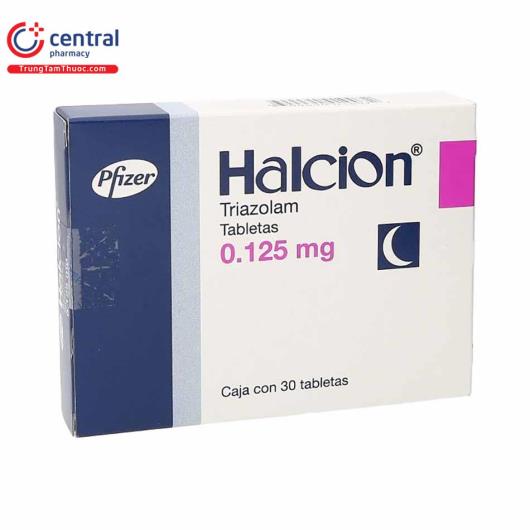 [CHÍNH HÃNG] Thuốc điều trị mất ngủ Halcion (Triazolam 0,125mg)