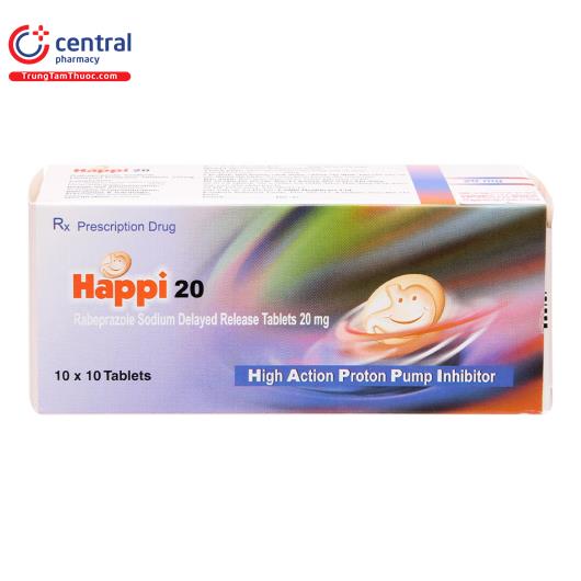 [CHÍNH HÃNG] Thuốc Happi 20 điều trị trào ngược dạ dày thực quản