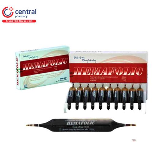 Thuốc Hemafolic bổ sung lượng sắt cần thiết cho cơ thể