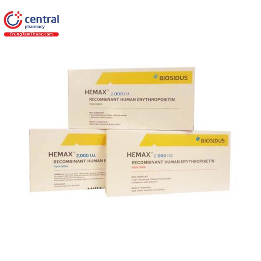 Thuốc Hemax 2000 UI - Thuốc điều trị thiếu máu hiệu quả