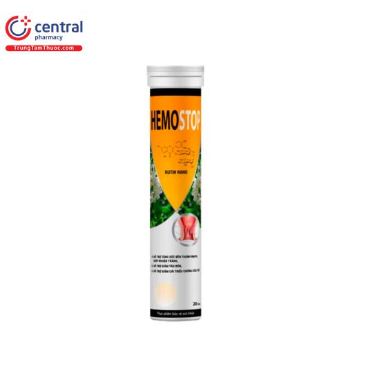[CHÍNH HÃNG] Viên sủi Hemostop hỗ trợ điều trị các dấu hiệu bệnh trĩ
