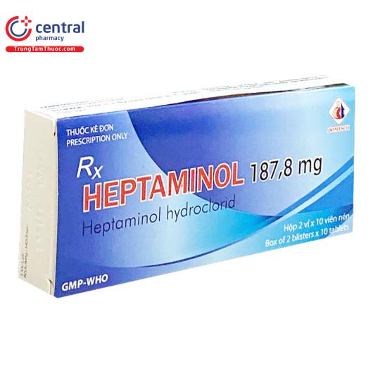 Thuốc Heptaminol Domesco - điều trị hạ huyết áp tư thế