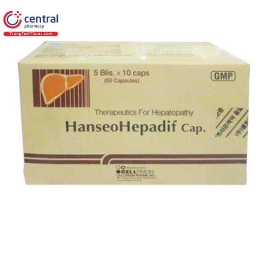 Thuốc HanseoHepadif Cap. : liều dùng, cách dùng, lưu ý