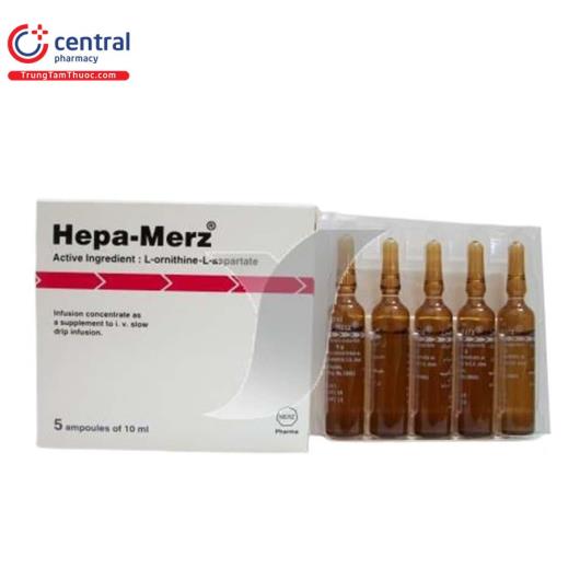 Thuốc Hepa-Merz 5g/10ml: Chỉ định, liều dùng và lưu ý sử dụng