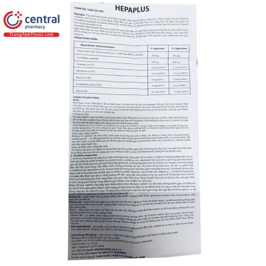 [CHÍNH HÃNG] Thuốc Hepaplus (vỉ) - Cải thiện chức năng gan