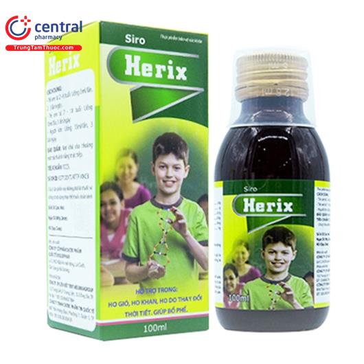 [CHÍNH HÃNG] Thuốc Siro ho Herix 100ml giúp giảm ho gió, ho khan