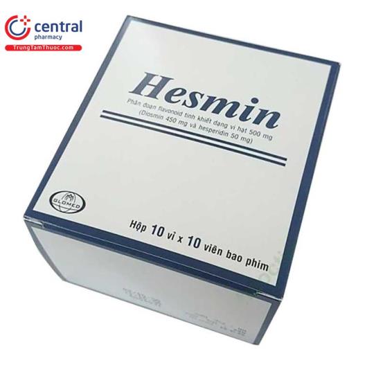 [CHÍNH HÃNG] Thuốc Hesmin Glomed - Thuốc điều trị trĩ