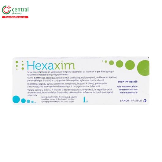 Vacxin Hexaxim (Pháp) 6in1 dùng cho trẻ từ 6 tuần tuổi trở lên