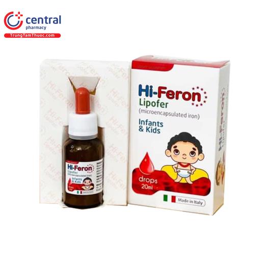 [CHÍNH HÃNG] Siro Hi-Feron Lipofer bổ sung sắt cho trẻ