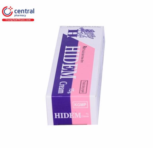 Thuốc trị viêm da Hidem Cream 15g: Chỉ định, Liều dùng và Cách dùng