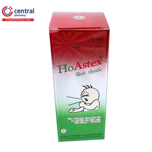 Thuốc HoAstex (chai 90ml) dùng cho người bệnh bị ho lâu ngày, ho gió