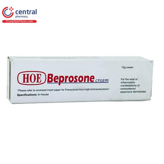 [CHÍNH HÃNG] Thuốc HOE Beprosone Cream - Kem bôi ngoài trị viêm da