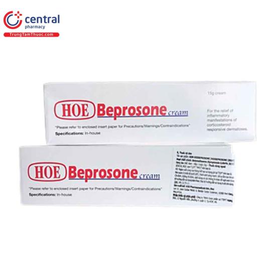 [CHÍNH HÃNG] Thuốc HOE Beprosone Cream - Kem bôi ngoài trị viêm da