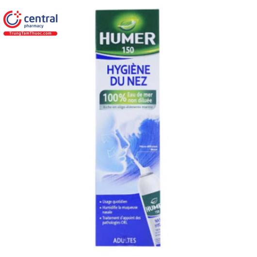 [CHÍNH HÃNG] Thuốc xịt mũi Humer 150 Adults phòng bệnh tai mũi họng