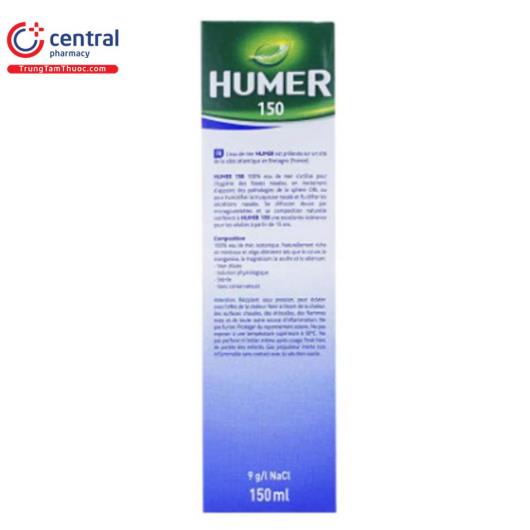 [CHÍNH HÃNG] Thuốc xịt mũi Humer 150 Adults phòng bệnh tai mũi họng