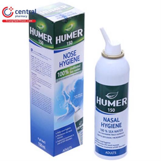 [CHÍNH HÃNG] Thuốc xịt mũi Humer 150 Adults phòng bệnh tai mũi họng