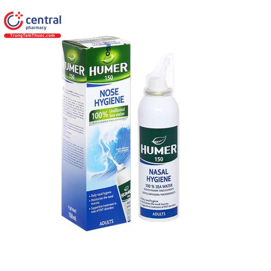 [CHÍNH HÃNG] Thuốc xịt mũi Humer 150 Adults phòng bệnh tai mũi họng