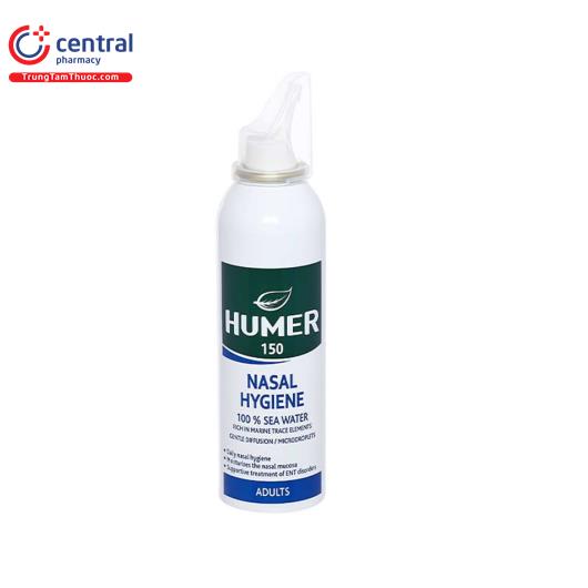 [CHÍNH HÃNG] Thuốc xịt mũi Humer 150 Adults phòng bệnh tai mũi họng