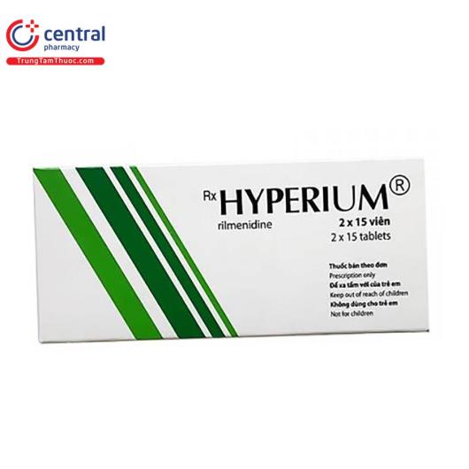 Thuốc Hyperium điều trị cao huyết áp: chỉ định, cách dùng