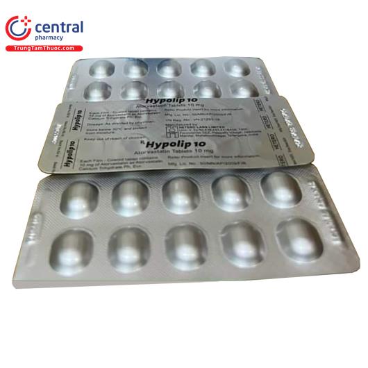 [CHÍNH HÃNG] Thuốc Hypolip 10mg điều trị tăng cholesterol máu