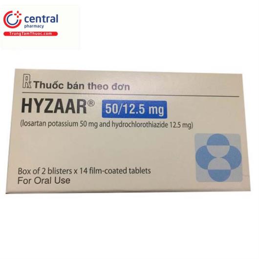 Thuốc Hyzaar 50/12,5mg: Chỉ định và lưu ý sử dụng