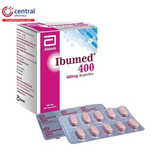 [CHÍNH HÃNG] Thuốc Ibumed 400 (vỉ) - giảm đau, chống viêm, hạ sốt
