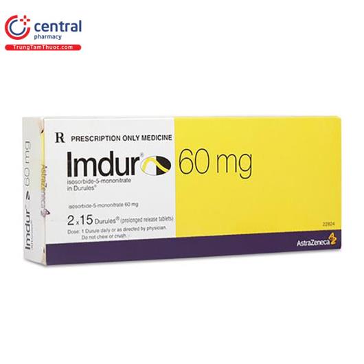 Thuốc Imdur 60mg - thuốc điều trị dự phòng đau thắt ngực