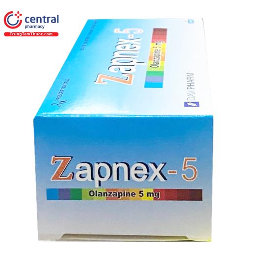 [CHÍNH HÃNG] Thuốc Zapnex-5 Davipharm - Thuốc chống loạn thần