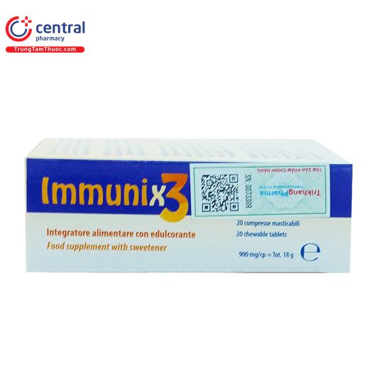 [CHÍNH HÃNG] Thuốc Immunix3 tăng cường hệ miễn dịch
