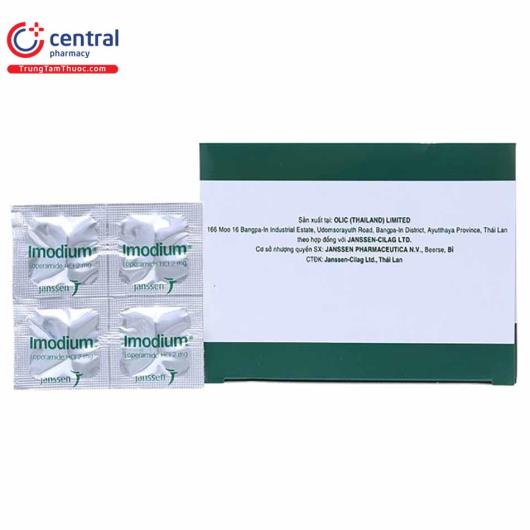 Thuốc Imodium (Hộp 100 viên) - Thuốc điều trị tiêu chảy cấp