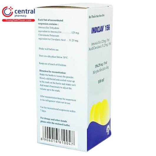 [CHÍNH HÃNG] Thuốc Indclav 156 điều trị viêm xoang, viêm tai giữa