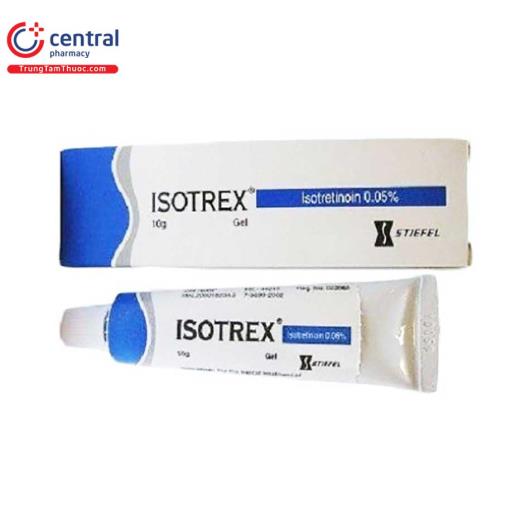 Thuốc Isotrex 0.05% 10g - Thuốc đặc trị mụn trứng cá