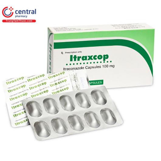 Thuốc Itraxcop (Itraconazole 100mg): tác dụng, chỉ định, lưu ý