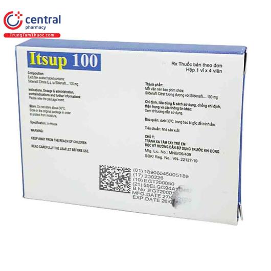 [CHÍNH HÃNG] Thuốc Itsup 100 - Giúp lấy lại bản lĩnh phái mạnh