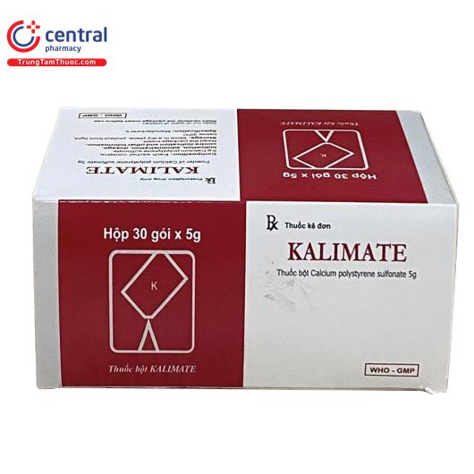 Thuốc Kalimate: điều trị tăng kali, giải độc hiệu quả