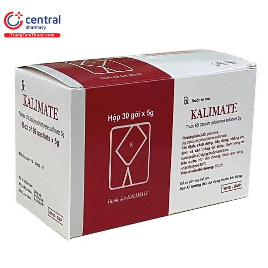 Thuốc Kalimate: điều trị tăng kali, giải độc hiệu quả