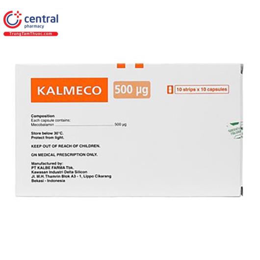Thuốc Kalmeco 500mcg: tác dụng, đối tượng sử dụng, lưu ý khi dùng