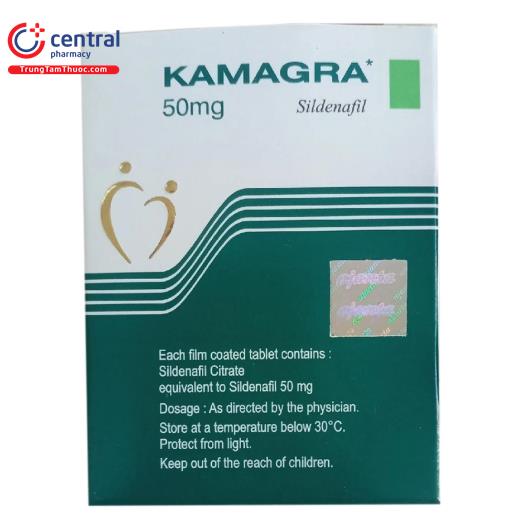 [CHÍNH HÃNG] Thuốc Kamagra 50mg điều trị rối loạn cương dương