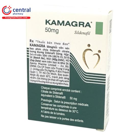 [CHÍNH HÃNG] Thuốc Kamagra 50mg điều trị rối loạn cương dương