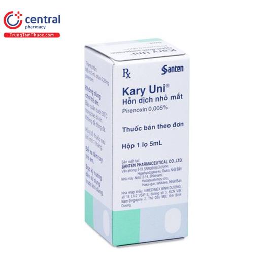 Thuốc Kary Uni 0.005% 5ml: Tác dụng - Liều dùng và Giá bán