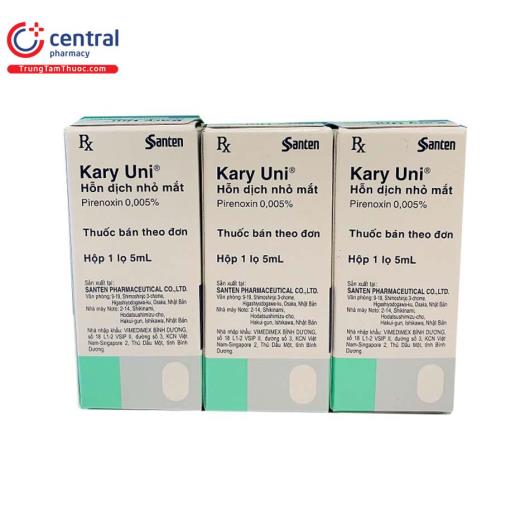 Thuốc Kary Uni 0.005% 5ml: Tác dụng - Liều dùng và Giá bán