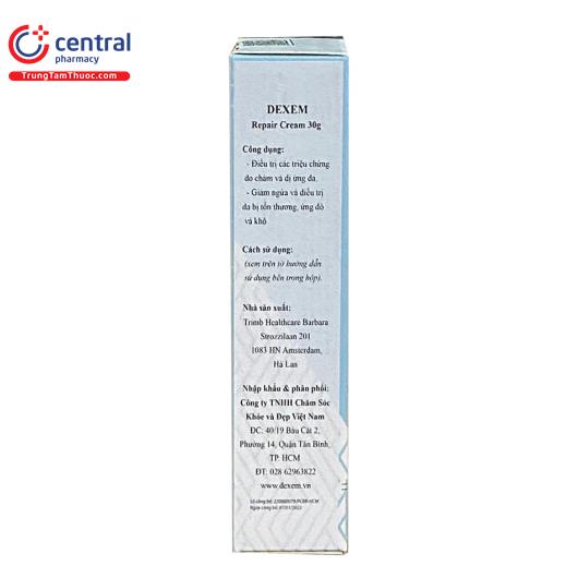 [CHÍNH HÃNG] Kem bôi da Dexem Eczema Repair Cream giảm chàm giảm ngứa