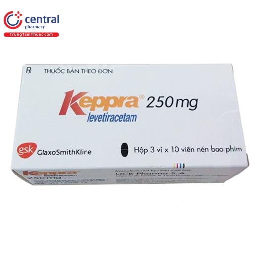 [CHÍNH HÃNG] Thuốc Keppra 250mg - điều trị động kinh