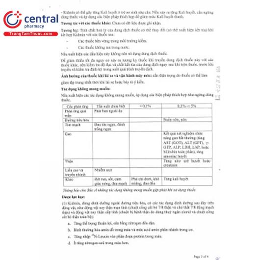 Thuốc Kidmin 200mL - Dung dịch truyền cung cấp chất đạm