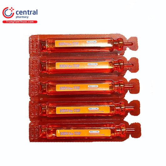 [CHÍNH HÃNG] Thuốc KIDVita-TDF 7,5ml bổ sung các vitamin và acid amin