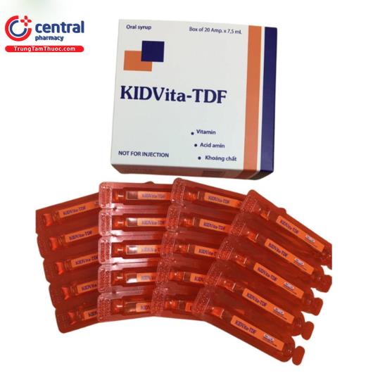 [CHÍNH HÃNG] Thuốc KIDVita-TDF 7,5ml bổ sung các vitamin và acid amin