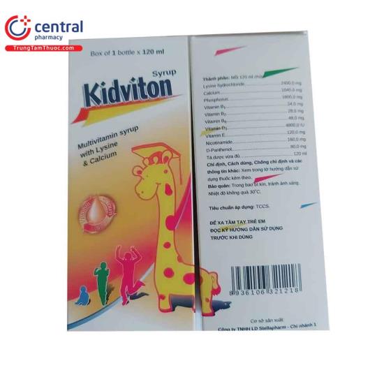 Thuốc Kidviton 60ml: liều dùng, cách dùng hiệu quả, giá bán