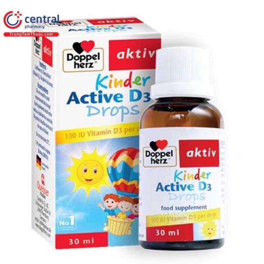 [CHÍNH HÃNG] Thuốc Kinder Active D3 Drops bổ sung Vitamin D