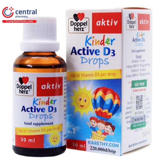 [CHÍNH HÃNG] Thuốc Kinder Active D3 Drops bổ sung Vitamin D